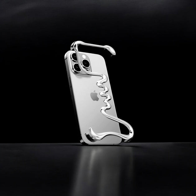 Serpent Exoskeletal iPhone Case - Siver – Carbon Conceptz